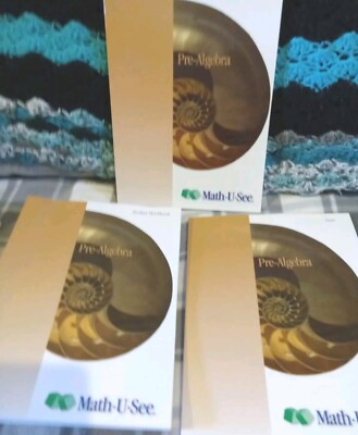 Math-U-See Pre-Algebra Student Workbook, Tests Workbook, Instruction ...