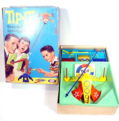 Vintage 1965 Ideal Tip It Balancing Acrobat Skill Game Complete | eBay
