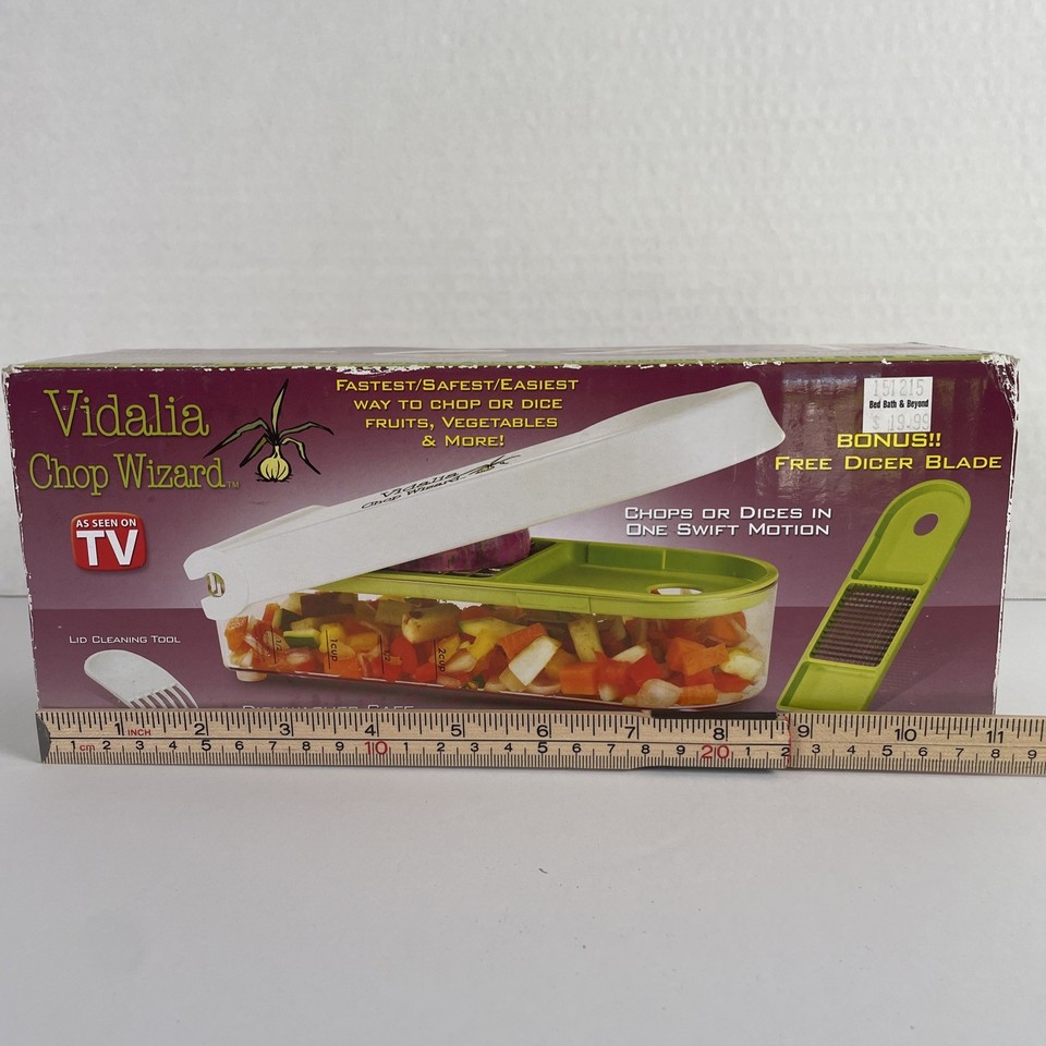 Original Vidalia Chop Wizard As Seen On TV With Bonus Dicer Blade in ...