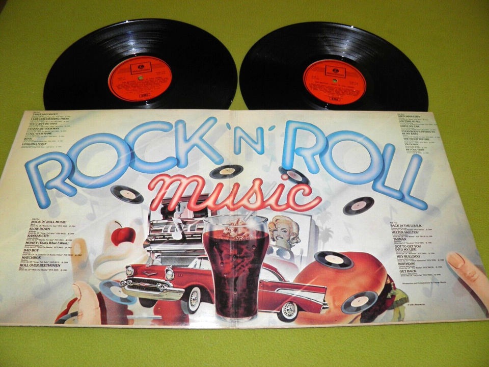 The Beatles Rock 'N' Roll Music RARE Israel Press 2xLP EX Red ...