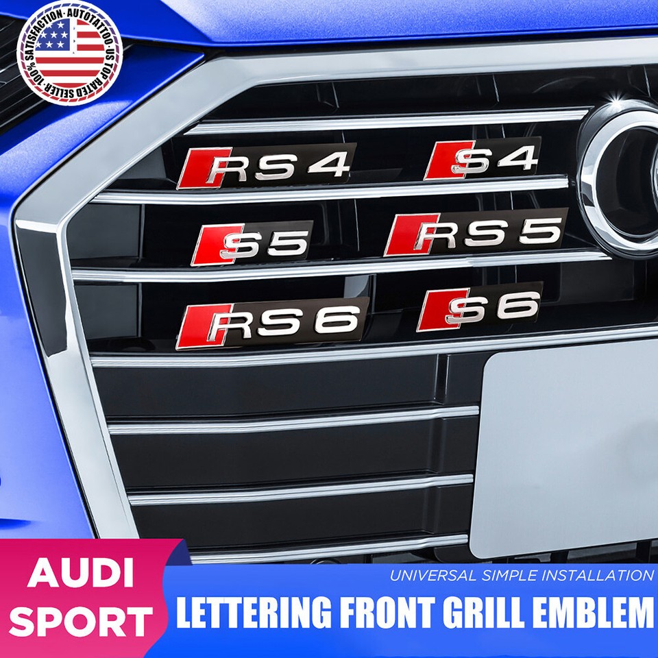 Audi RS7 Front Grille Bumper Radiator Lettering Emblem Badge Logo Sport ...