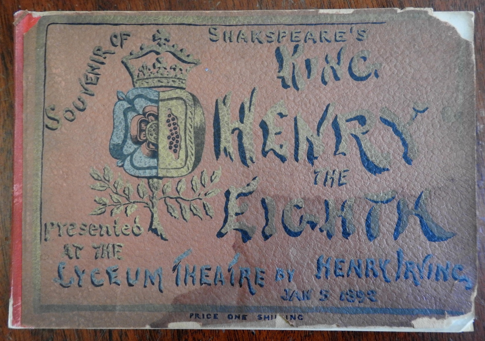 Henry VIII Shakespeare 1892 Illustrated Souvenir Album 18 plates ...