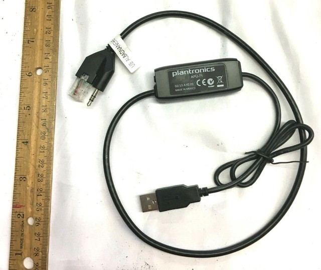 Plantronics Apu-71 EHS Adapter Electronic Hook Switch Cable Ship for ...