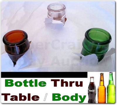 BOTTLE THROUGH TABLE OR BODY 3 MAGIC TRICK GIMMICKS INCLUDED FOR COKE BEER WINE | eBay