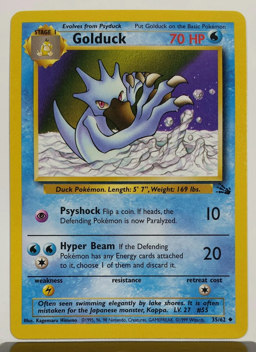 Golduck Pokemon Card