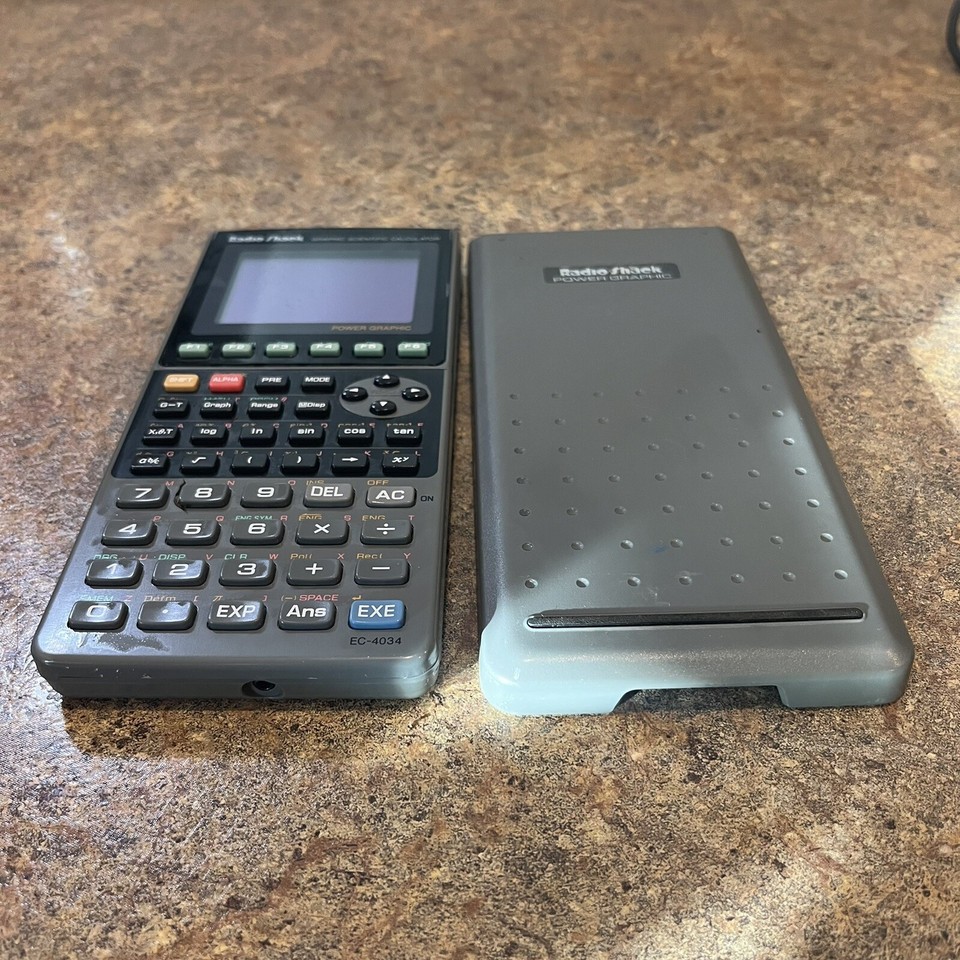 Radio Shack Power Graphic EC-4034 Graphing Calculator W/Cover PARTS ...