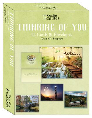 Card-Boxed-Thinking Of You-Scenic Reflections (Box Of 12) | eBay