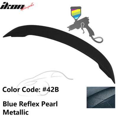 Fits 10-13 Mazda 3 Sedan OE Style Trunk Spoiler #42B Blue Reflex Pearl ...