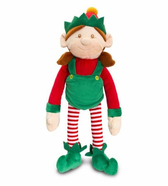 Keel Toys Christmas 25cm Girl Elf for The Shelf Cuddly Soft Toy Teddy ...