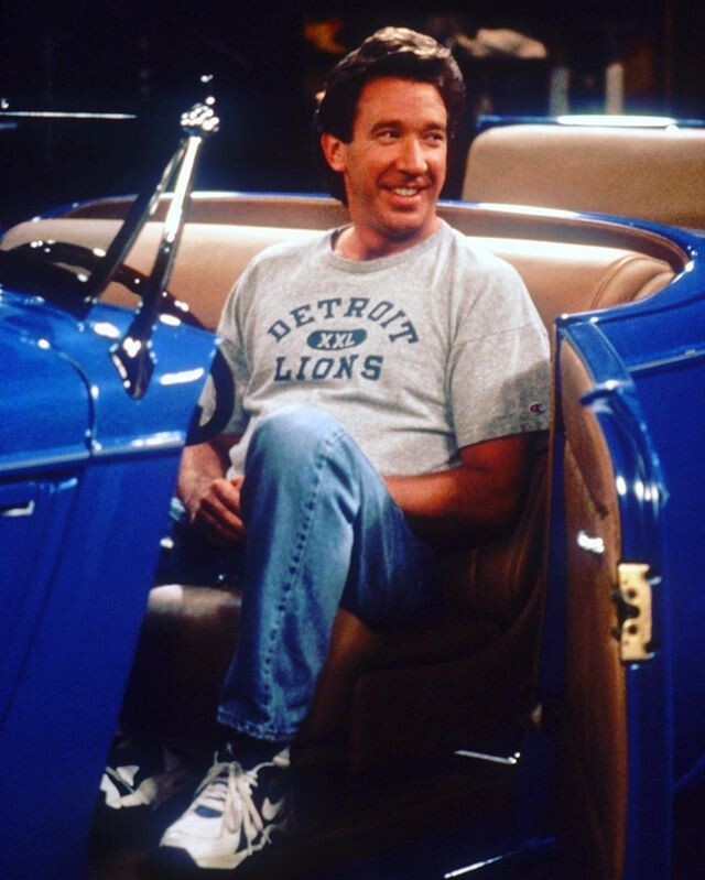 Detroit Lions Vintage Champion Brand XXL Tim Allen 25 X 25.5 | eBay