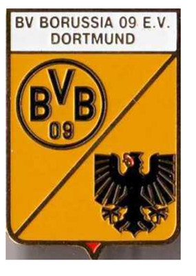 Pin (badge) football Borussia Dortmund Germany + heraldry city | eBay ...