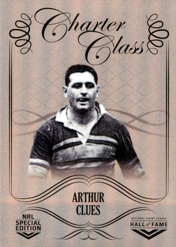 2018 WESTS MAGPIES NRL Card ARTHUR CLUES Glory Charter Class Tigers ...