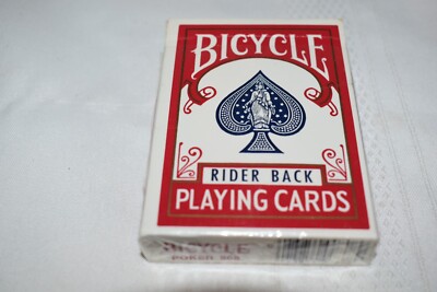 Bicycle Poker 808 Red Rider Back Playing Cards Deck Magic | eBay