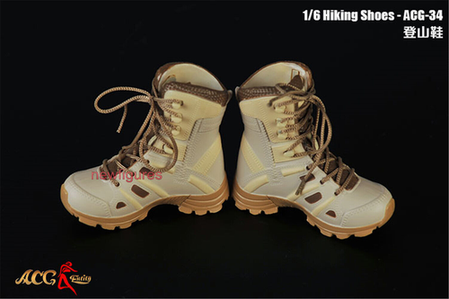 ACGTOYS ACG-34 1:6 Hollow Combat Boots Hiking Shoes For 12inch Male ...