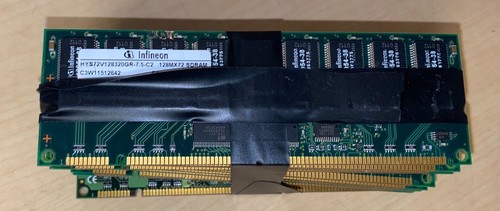 Lot of 11 HYS72V128320GR-7.5-C2 1GB 168-pin PC133 ECC Registered SDRAM ...
