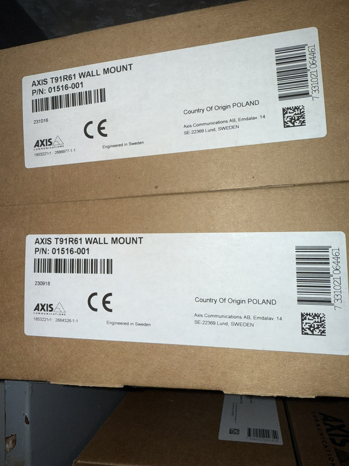 Axis Communications T91R61 (01516-001) Network Radar Detector Wall ...