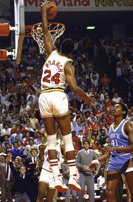 College Basketball Rear view of Maryland Adrian Branch in ac - 1984 Old ...