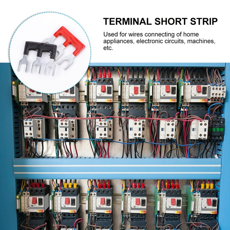 20 Pcs Wiring Terminal Shorting Strip Double Row Screw | eBay UK