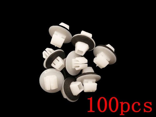 100 White Rocker Panel Moulding Clips With Sealer For Suzuki 09409 ...