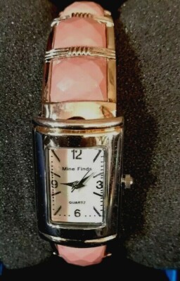Jay King Australian Pink Opal Cuff Bracelet Watch M/L NWT M/L Retail ...