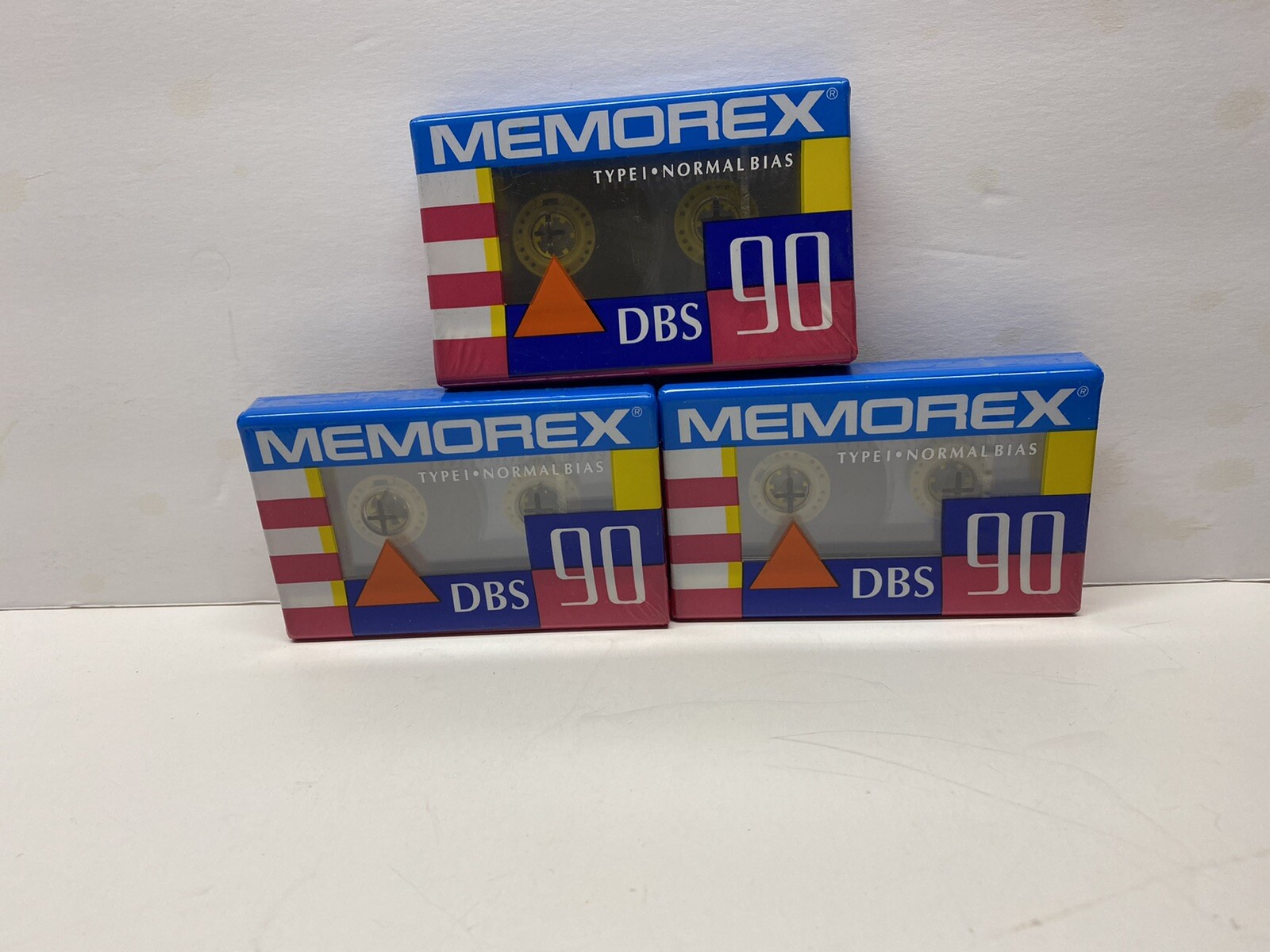 Memorex DBS 90 Single Blank Audio Cassette Tapes Normal Bias Type 1 ...
