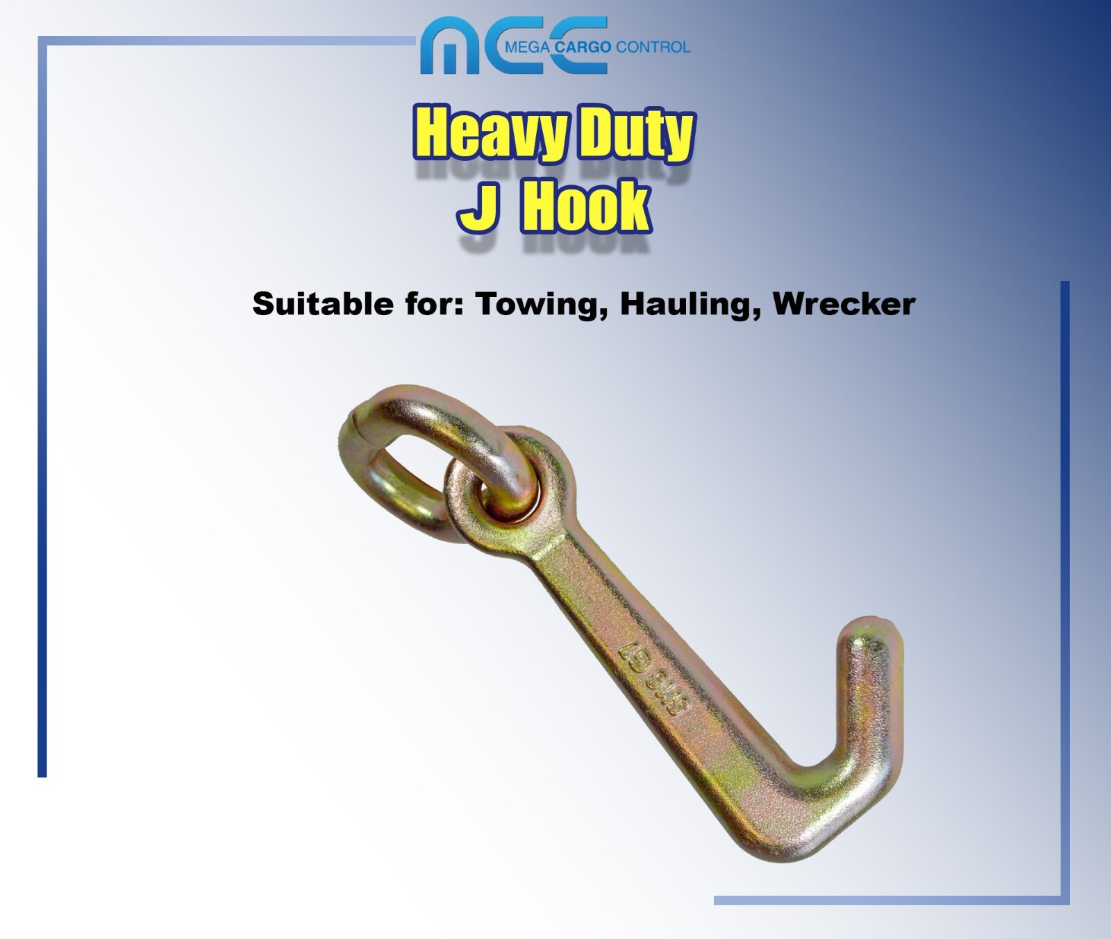 8 Pack G70 Heavy Duty Mini J Hook Hook for Car Hauler Wrecker Towing ...