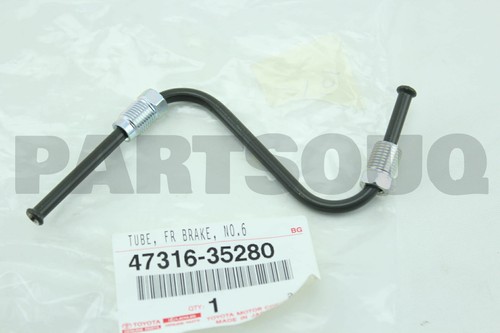 4731635280 Genuine Toyota TUBE, FRONT BRAKE, NO.6 47316-35280 | eBay