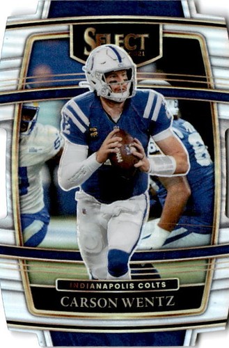 2021 Panini Select #16 Carson Wentz Silver Die Cut Indianapolis Colts | eBay