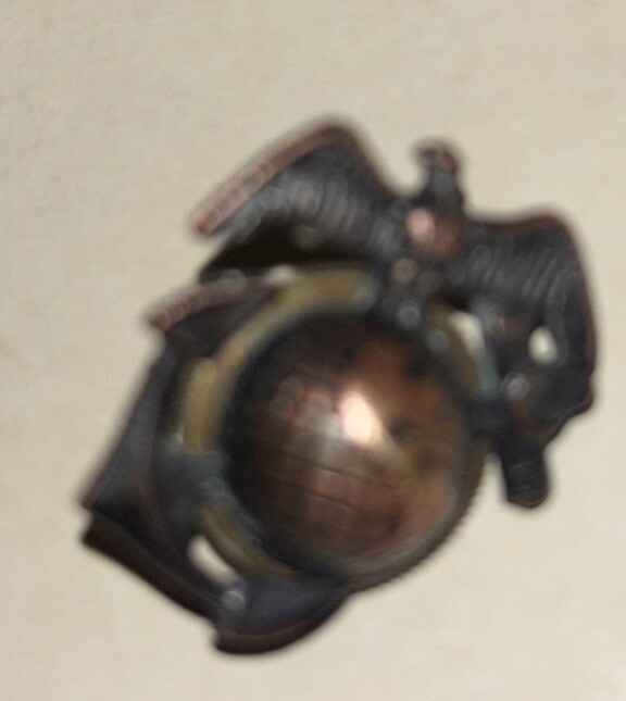 Pre WW1 USMC Marine Corps EGA Set Eagle Globe Anchor Antique Rare Brass ...