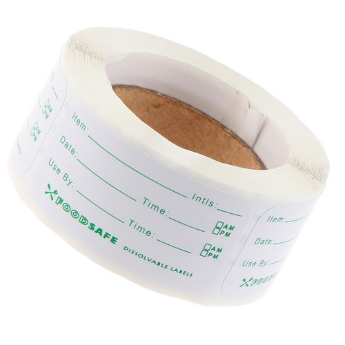 250pcs/roll Kitchen Sticker Refrigerator Freezer Food Storage Date ...