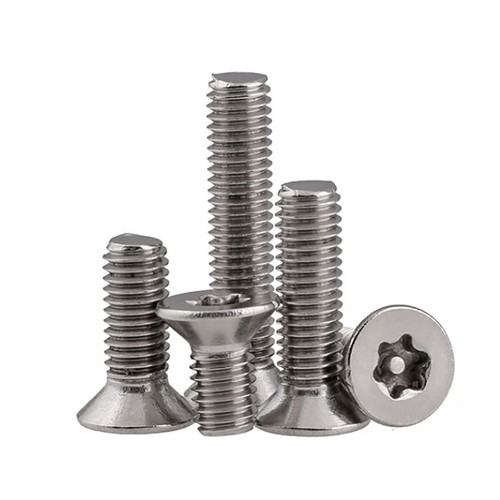 M3 M4 M5 M6 Flat Head Torx Pin Security Machine Screws - A2 304 ...