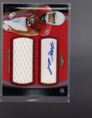 B1517- 2012 Finest Jumbo Jersey Autograph Red Refractor #AJRMF Michael ...