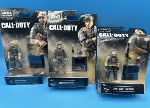 Mega Construx Call Of Duty Lot Of 3 Captain Price General Shepard John ...