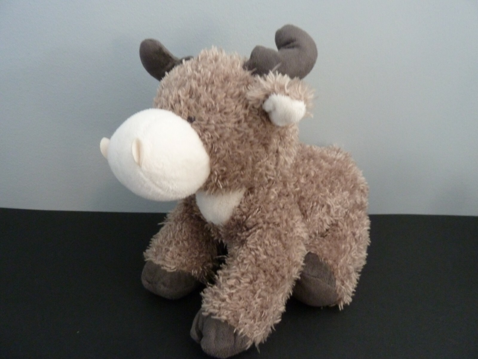 M9 - DOUDOU PELUCHE CARTER'S ELAN RENNE CERF CARIBOU VACHE GRIS BLANC ...