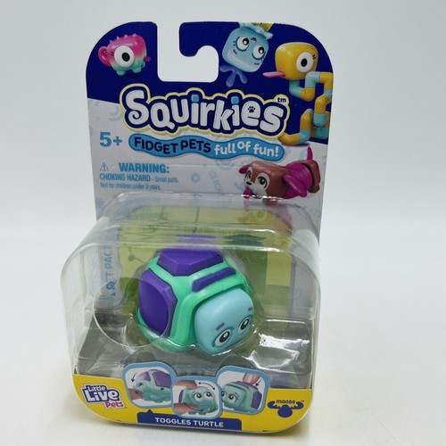 Squirkies Toggles Turtle Green Purple Fidget Pet Little Live 2022 New ...