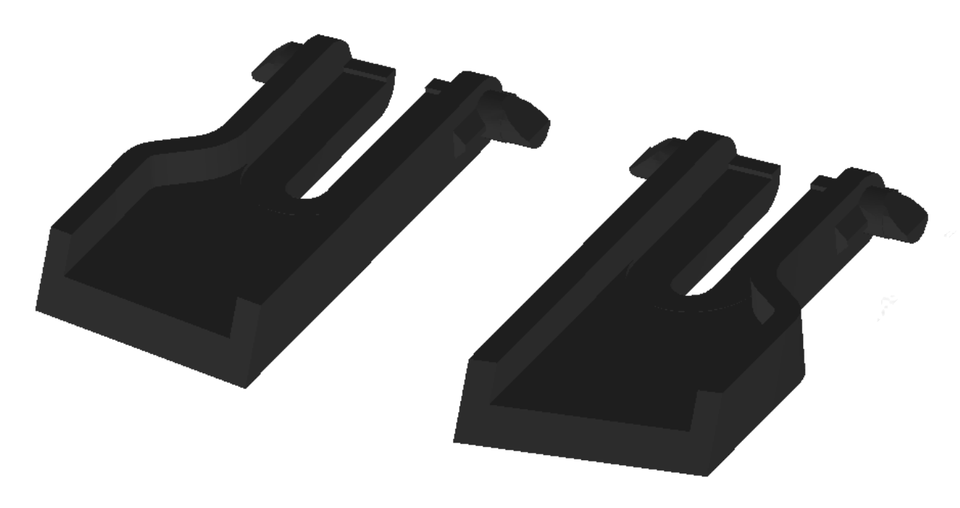 Logitech G510 G510s Gaming Keyboard Replacement Foot/Leg/Feet 2pcs Set ...