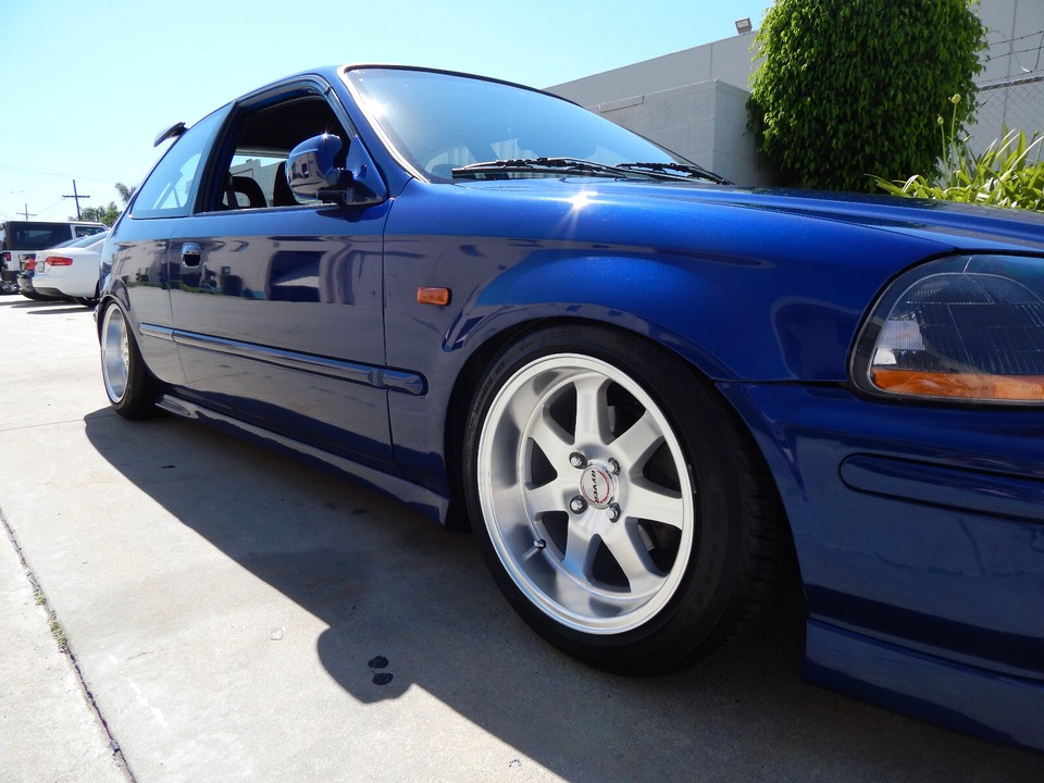 Ryver Wheels rims Si Style Machine face 15x8.0 +20 off set, 4x100 (set ...