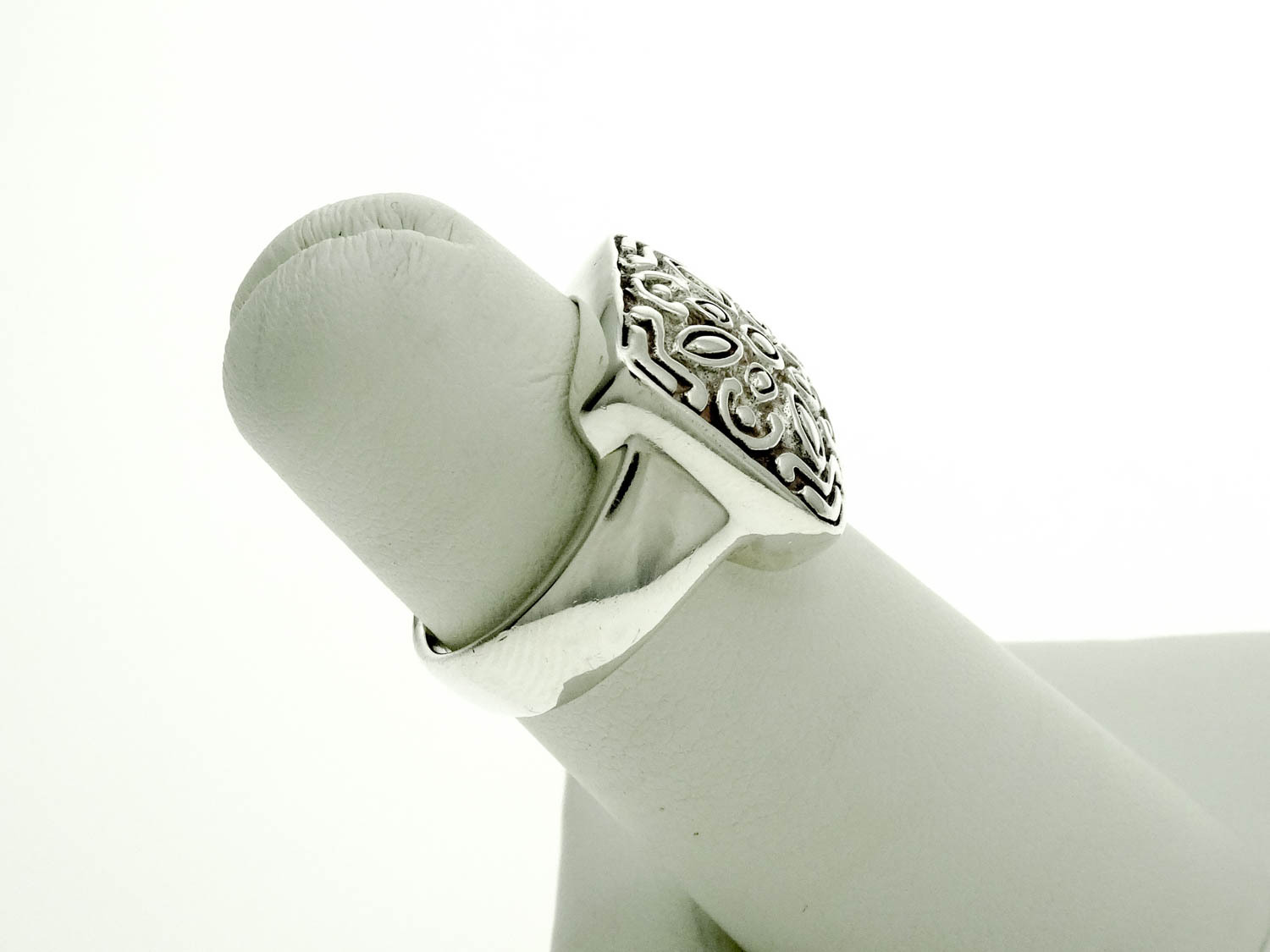 Sterling Silver Ring With Vintage Style Fancy Designs Size- 7 | eBay