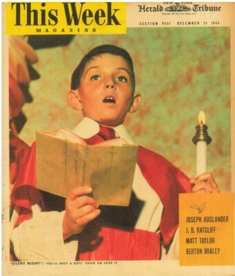 This Week Magazine December 23 1945 Matt Taylor Berton Braley Joseph ...
