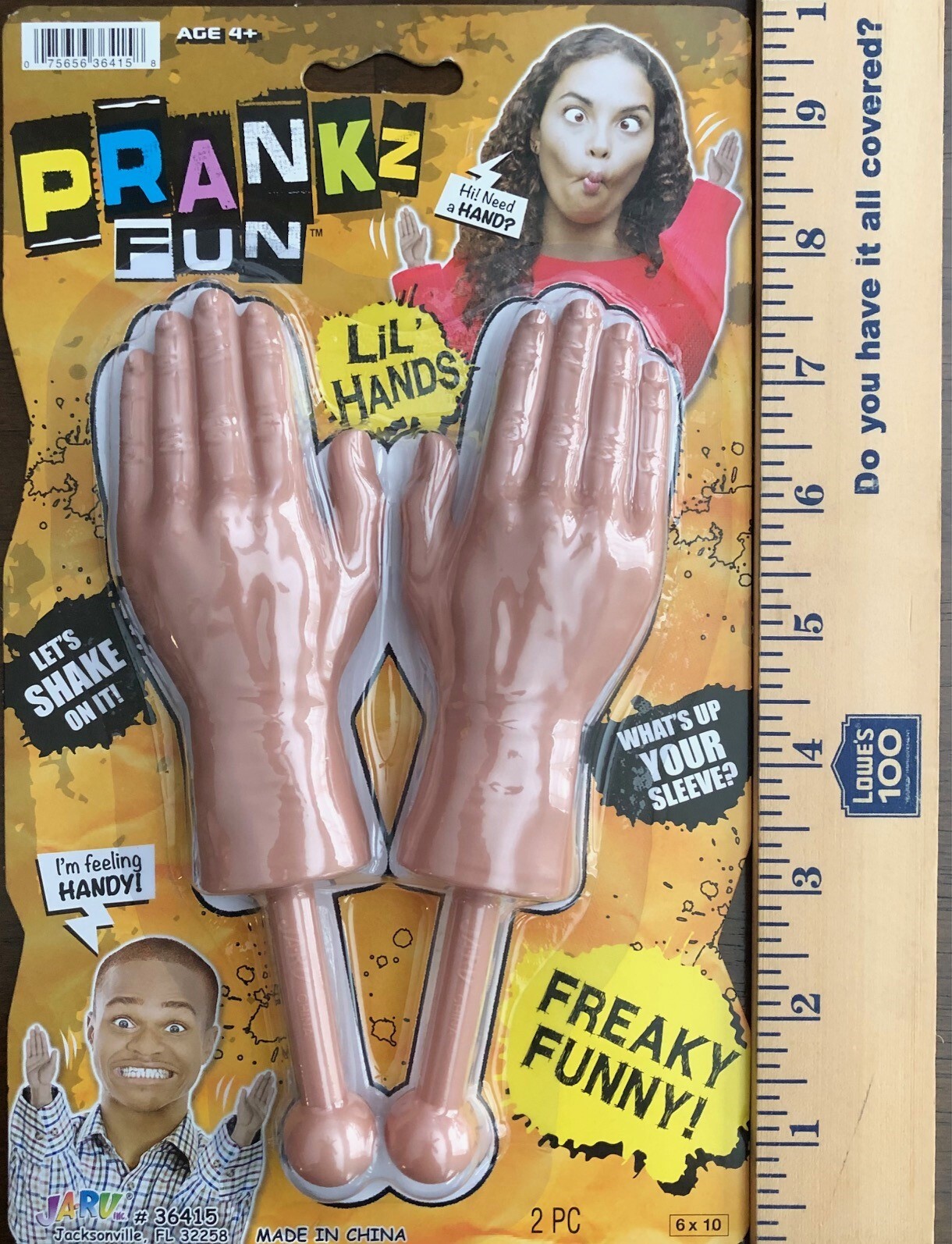 Tiny Hands Funny Prank Tricks Toy Party Novelty Gag Gift Beige or Brown ...