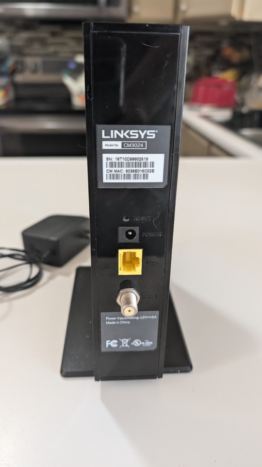 Linksys CM3024 24 X 8 Cable Modem Docsis 3.0 Intel With Adapter | eBay