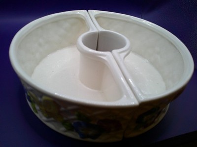 Avon Garden Ceramic Patio Umbrella Planter 2 Pieces | eBay