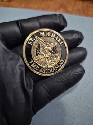 Saint michael the archangel challenge coin | eBay