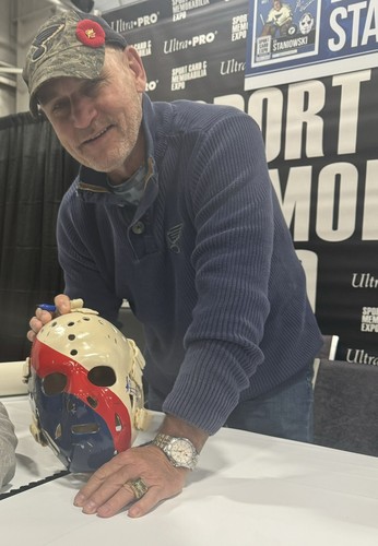 ED STANIOWSKI Signed Winnipeg Jets 1982 full size Don Scott Hockey ...