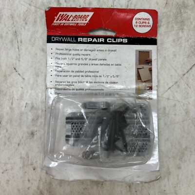 Drywall Repair Clip (6-Pack) Packaged Damaged But Sealed | eBay