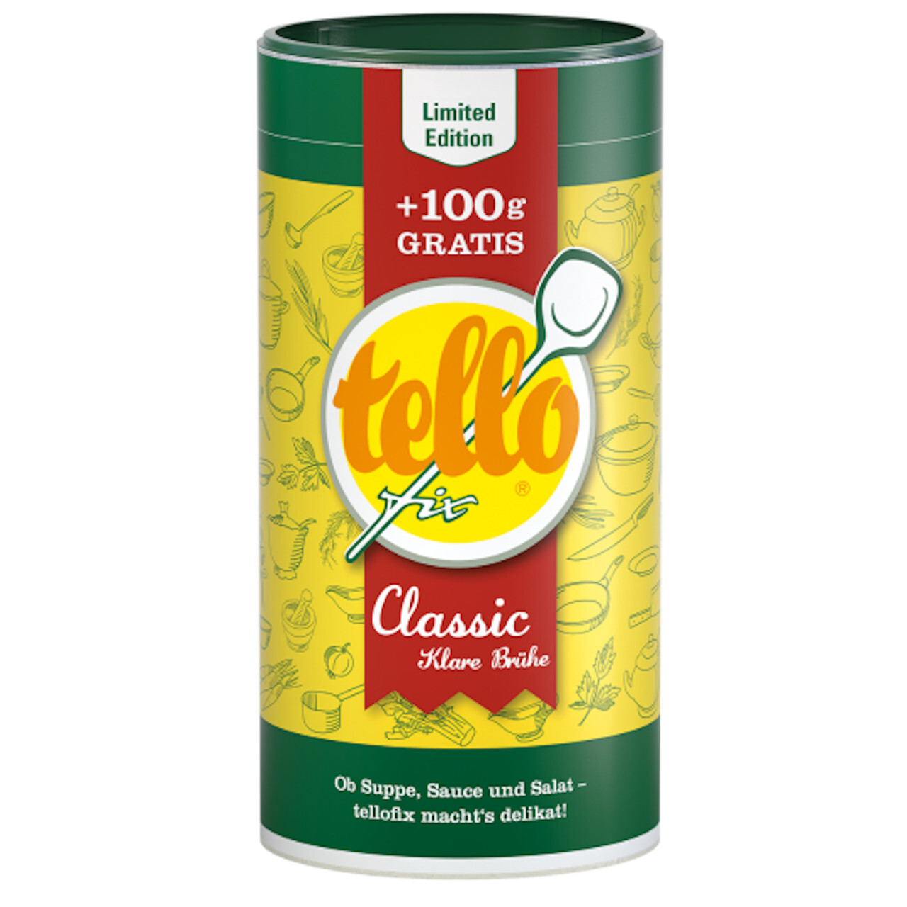 tellofix Classic - Allwürzmittel, Suppe, Gemüsebrühe alle Größen ab (0 ...