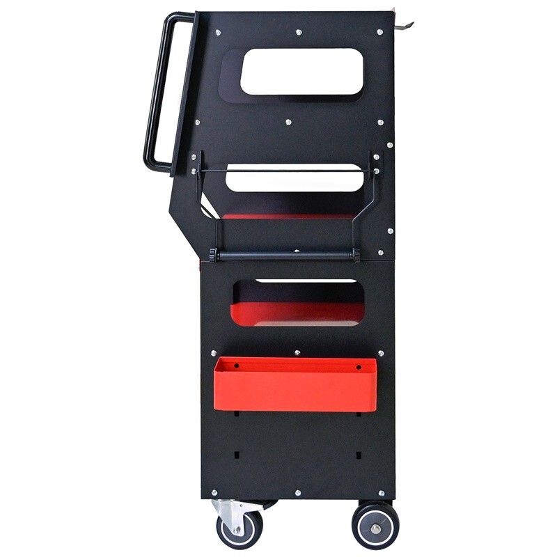 4 Tier Rolling Tool Cart Mechanic Storage Trolley for Automotive ...