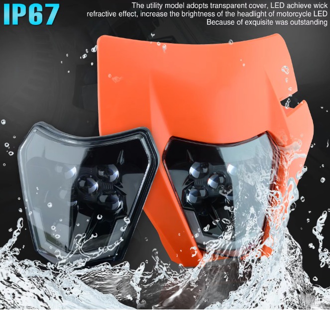 KTM LED DRL HEADLIGHT HEAD LIGHT BULB EXC EXCF 150 250 300 350 450 2014 ...