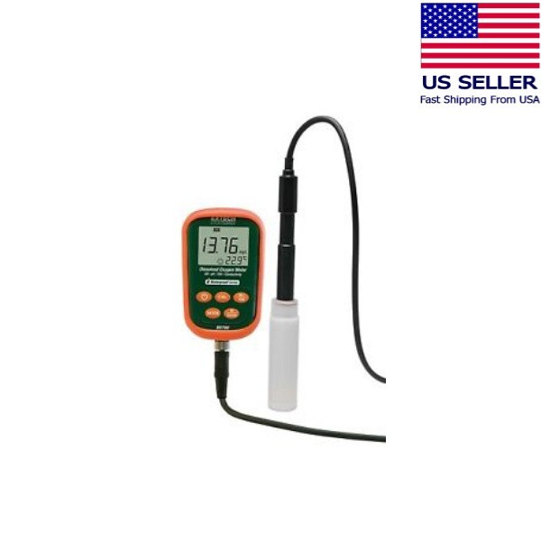 Extech DO700 Portable Dissolved Oxygen Meter Kit. 9-in-1 DO pH mV TDS ...