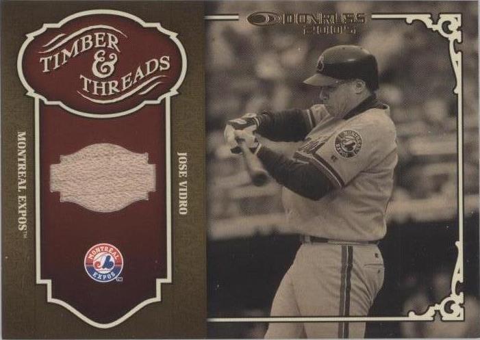 2005 Donruss - Timber & Threads Jose Vidro #TT-22 Bat (MEM) for sale ...